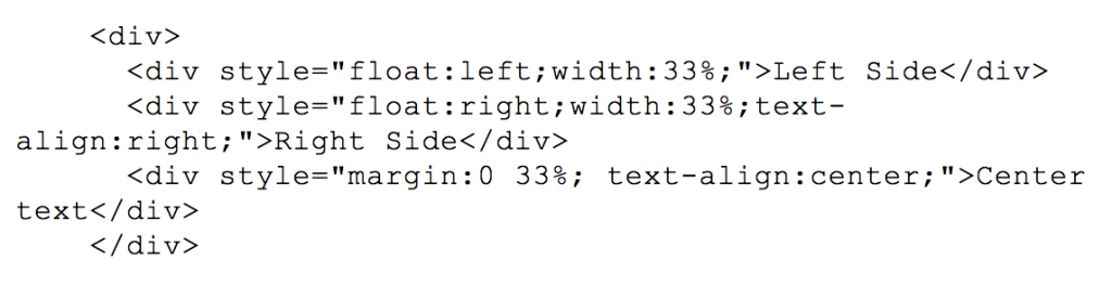 How To Float Html Alignment Items In The Same Rowed2go Blog
